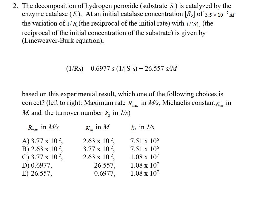 Catalase Hydrogen Peroxide Chemical Equation - Tessshebaylo