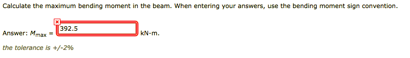 Solved P7.025 GO Multipart Part 1 Correct 45 kN/m and P = 80 | Chegg.com