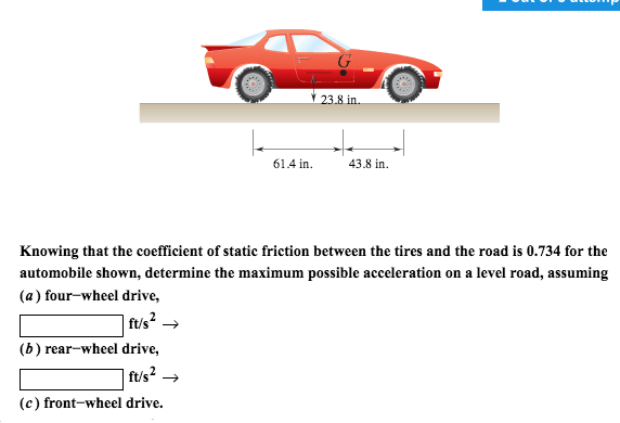 Solved Knowing that the coefficient of static friction | Chegg.com