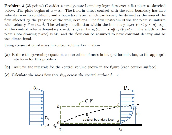 Solved Problem 3 (35 points) Consider a steady-state | Chegg.com