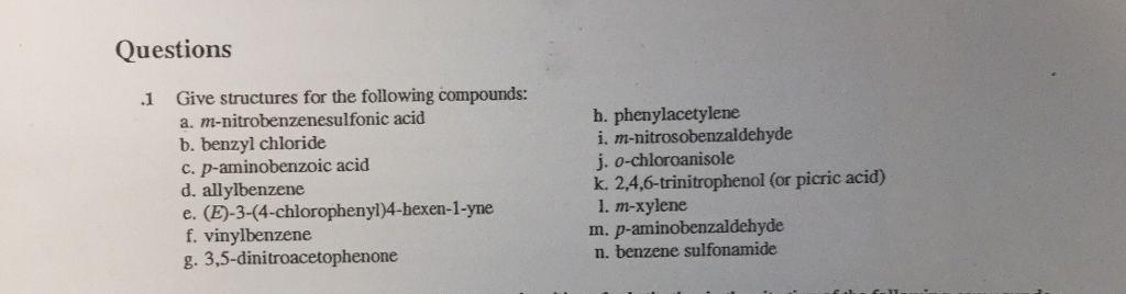 Solved Give structures for the following compounds: a. | Chegg.com