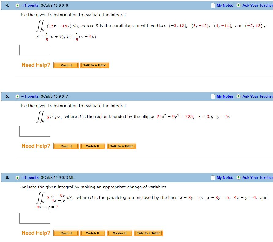 Solved 4. +-/1 points SCalc8 15.9.016 My Notes Ask Your | Chegg.com Solved 4. +-/1 points SCalc8 15.9.016 My Notes Ask Your | Chegg.com