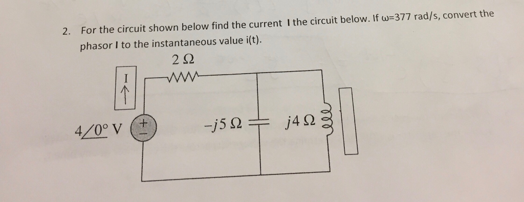 Solved For the circuit shown below find the current I the | Chegg.com