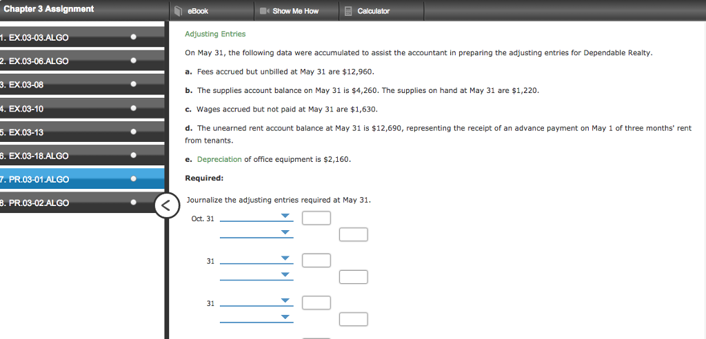 Solved Chapter 3 Assignment eBook Show Me How Calculator 2. | Chegg.com Solved Chapter 3 Assignment eBook Show Me How Calculator 2. | Chegg.com