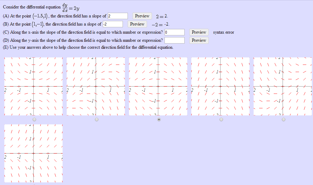 Solved Consider the differential equation dy/dx = 2y At the | Chegg.com