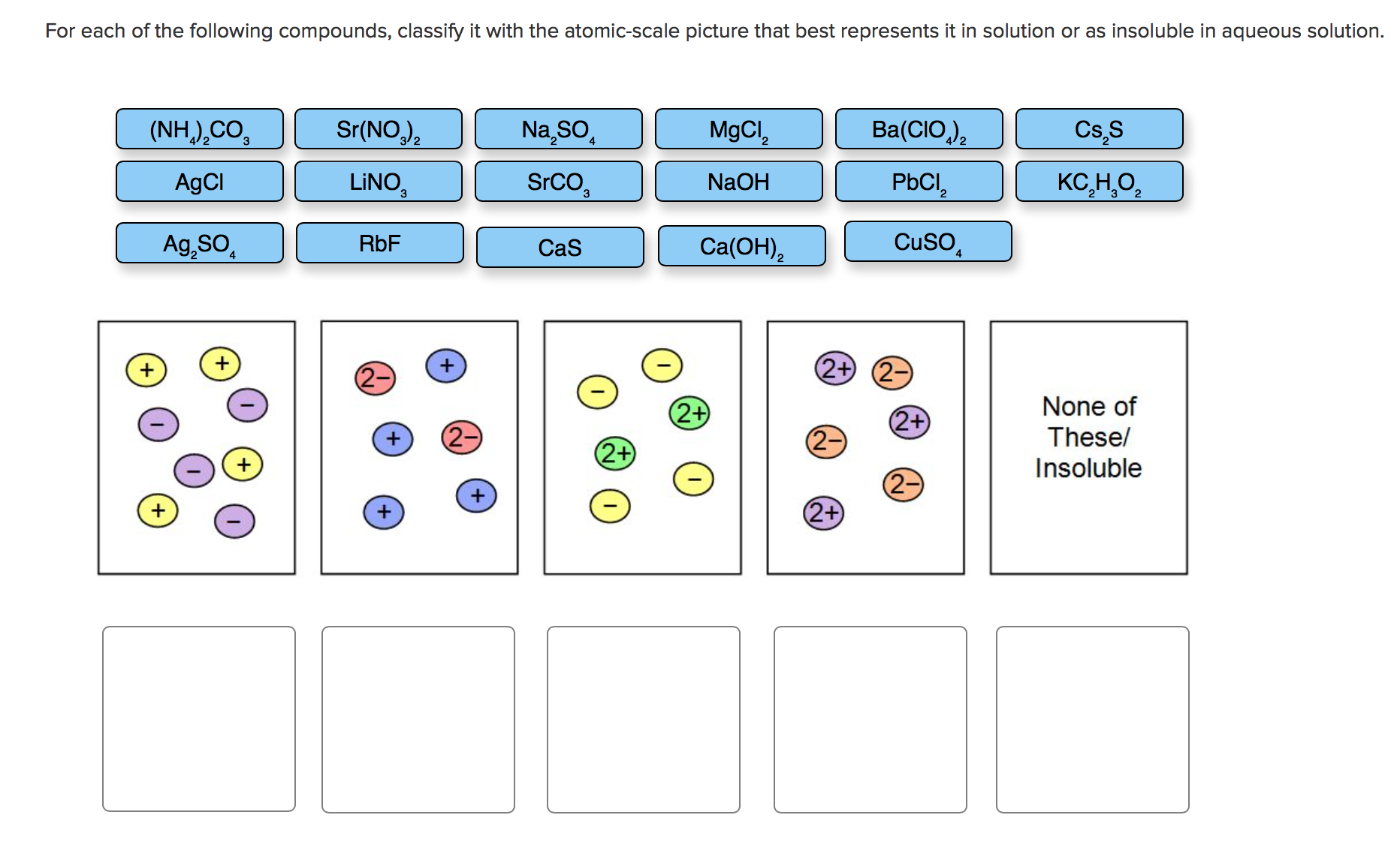 Solved For each of the following compounds, classify it with | Chegg.com