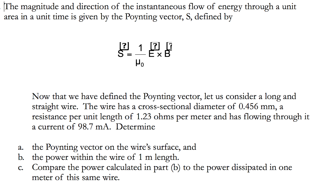 Solved The magnitude and direction of the instantaneous flow | Chegg.com
