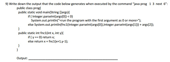 Solved I would like to get the output of this code and the | Chegg.com
