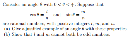 Solved Consider an angle theta with 0 less than theta less | Chegg.com
