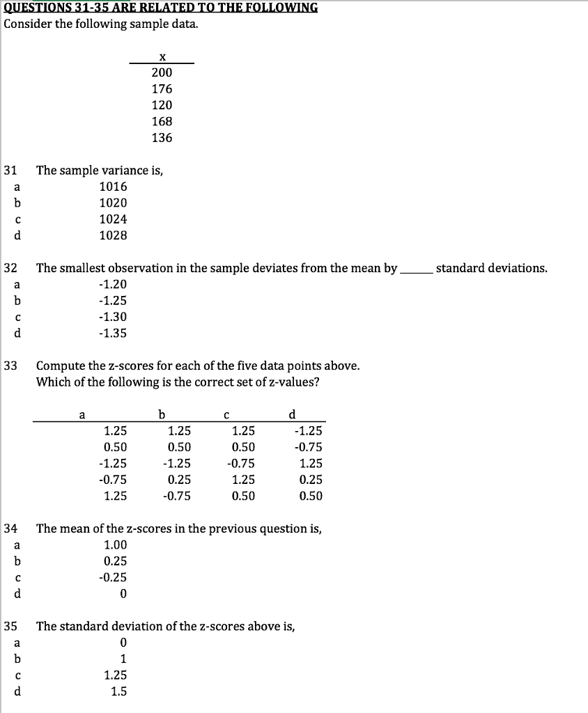 Solved Consider the following sample data. 200 176 120 168 | Chegg.com