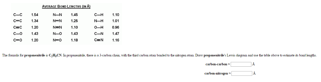 Solved The formula for propanenitrile is C_2H_5CN. In | Chegg.com