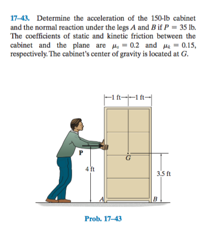 Solved Hi, I am suppose to use kinetic and static friction | Chegg.com