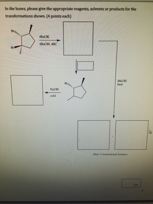 Solved Section 2: Draw the two possible chair conformations | Chegg.com