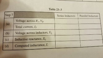 Solved inductive Reactance | Chegg.com