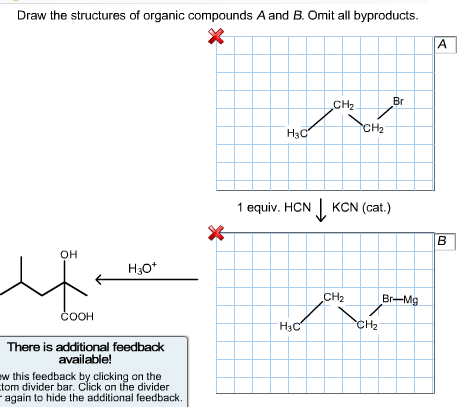 Solved Draw the structures of organic compounds A and B. | Chegg.com