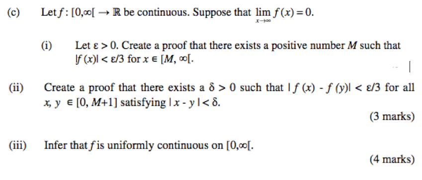 Solved Let f: [0, infinity[rightarrow R be continuous. | Chegg.com Solved Let f: [0, infinity[rightarrow R be continuous. | Chegg.com