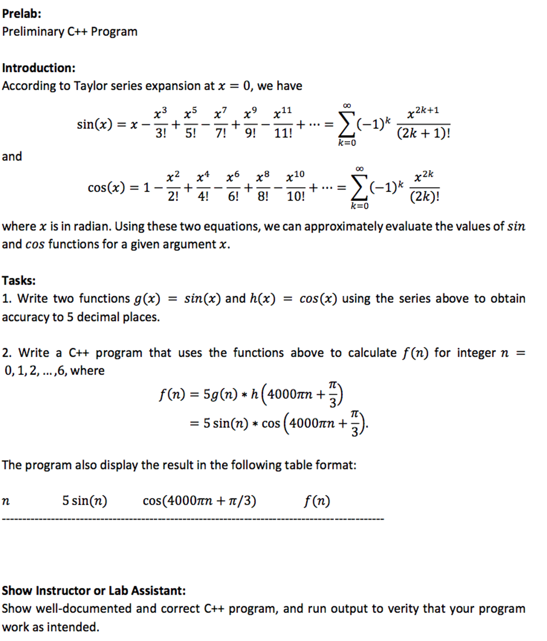 Solved Preliminary C++ Program Introduction: According to | Chegg.com