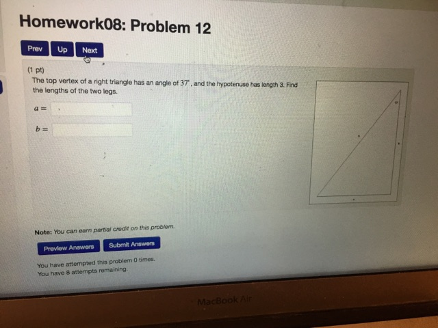 Solved Homework08: Problem 12 Prev Up Next (1 pt The top | Chegg.com