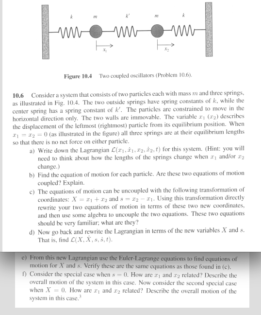 Solved Consider a system that consists of two particles | Chegg.com