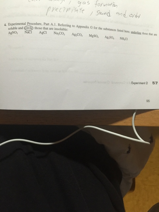 Solved Experimental Procedure, Part A.1. Referring to | Chegg.com