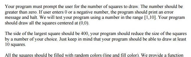 Solved i know how to make turtle draw a shape. But i have no | Chegg.com