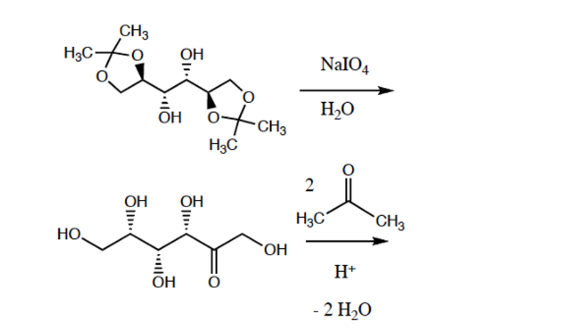 Solved HaC HO CH OH OH H3C OH OH OH NaIO H2O CH H3C CH OH 2 | Chegg.com