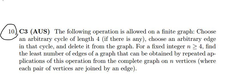 Solved 10) C3 (AUS) The following operation is allowed on a | Chegg.com