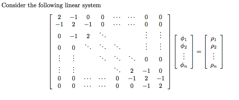 Solved Consider the following linear system -100...... 0 01 | Chegg.com