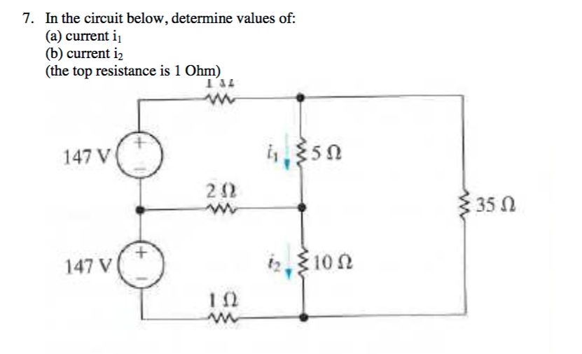Solved In the circuit below, determine values of: (a) | Chegg.com