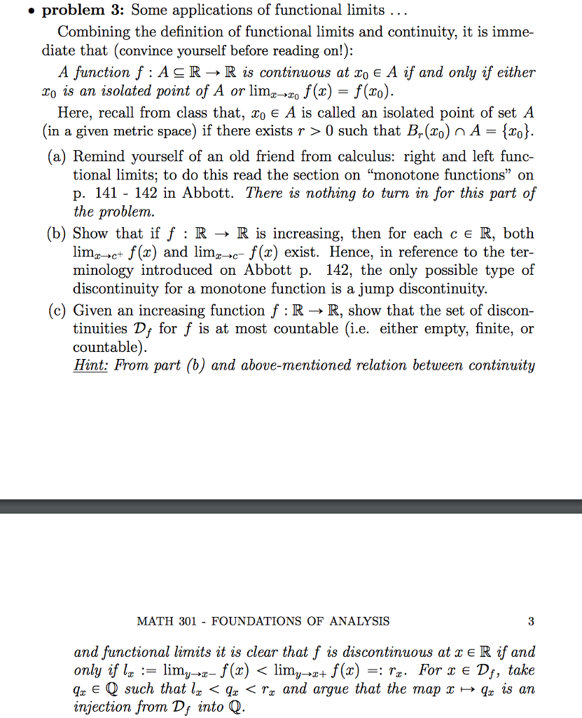 Solved Some applications of functional limits ... Combining | Chegg.com