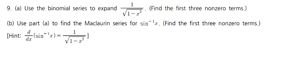 Solved (a) Use the binomial series to expand 1/squareroot 1 | Chegg.com