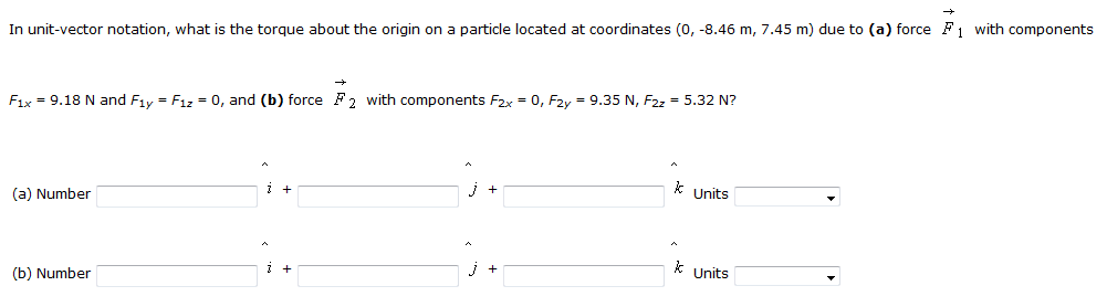 Solved In unit-vector notation, what is the torque about the | Chegg.com