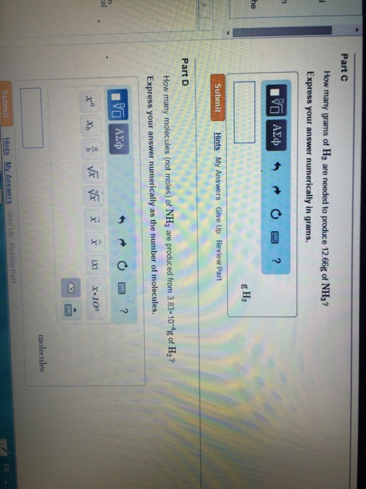 Solved To convert from a given quantity of one reactant or | Chegg.com