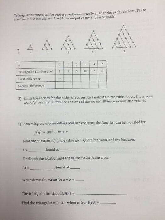 Solved Triangular numbers can be represented geometrically | Chegg.com