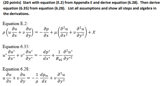 Solved (20 points) Start with equation (E.2) from Appendix E | Chegg.com