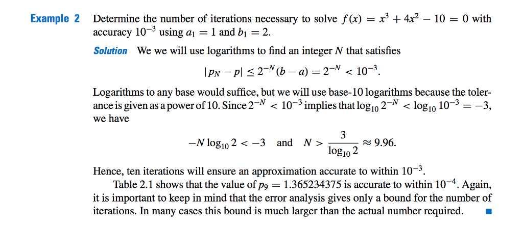 Solved Numerical Analysis: textbook: R.L. Burden & J.D. | Chegg.com