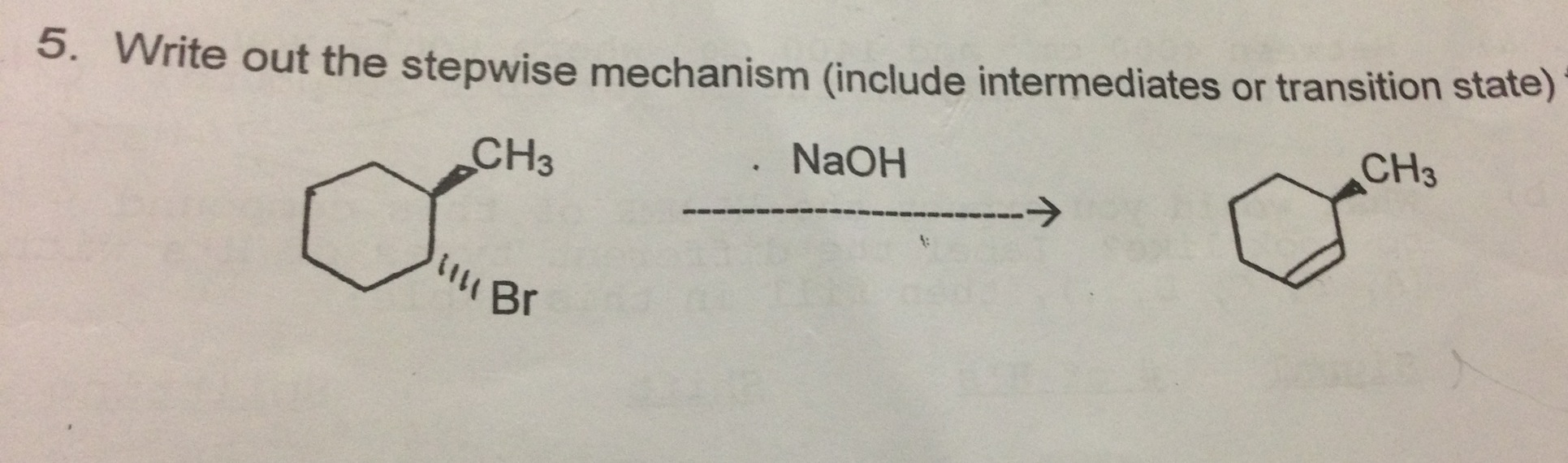 Solved Write out the stepwise mechanism (include | Chegg.com