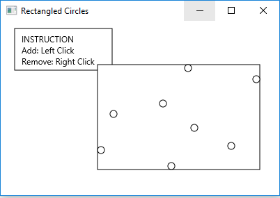 Solved Write a JavaFX program named RectangledCircles that | Chegg.com