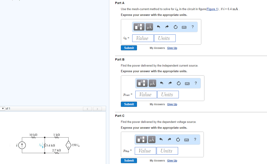 Solved Use the mesh-current method to solve for i_delta in | Chegg.com