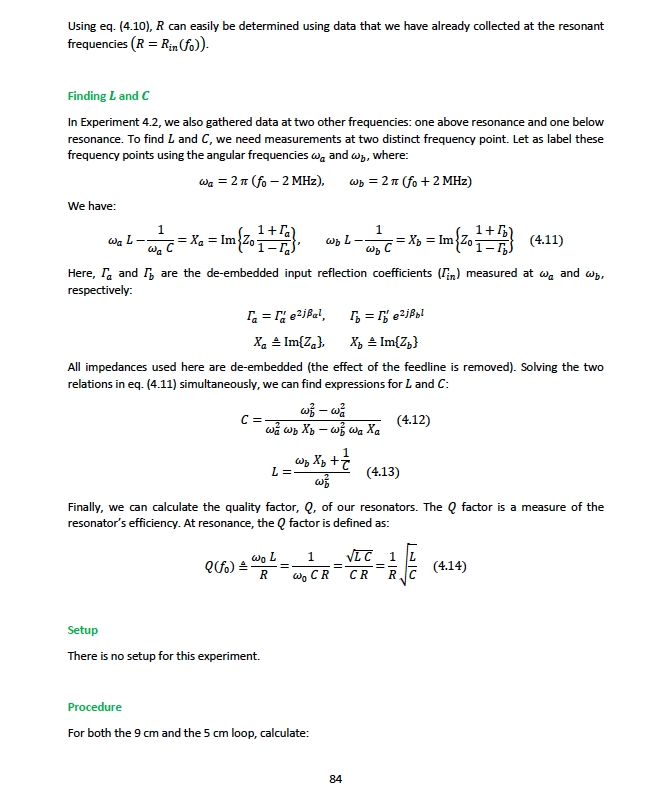 Lab Exercise 4: Shielded-Loop Resonators Objective | Chegg.com