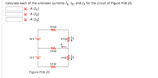 Solved Calculate each of the unknown currents I1, I2, and I3 | Chegg.com