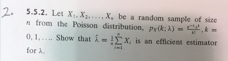 Solved 5.5.2. Let X1, X2, ..., Xn be a random sample of size | Chegg.com