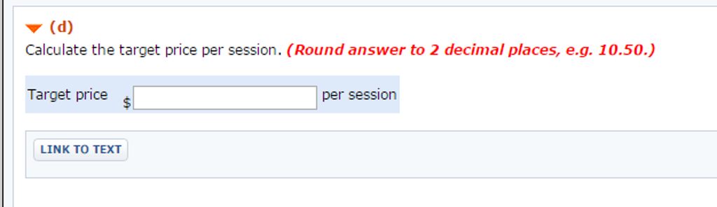 Solved Exercise 8-6 (d) | Chegg.com