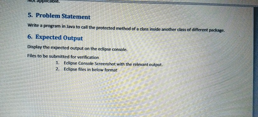Solved Hotapplicable. 5. Problem Statement Write a program | Chegg.com