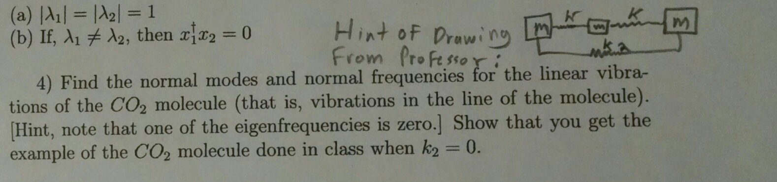 Solved H int of Draw, no From Pro (b) If, λ, λ2, then alm2 = | Chegg.com