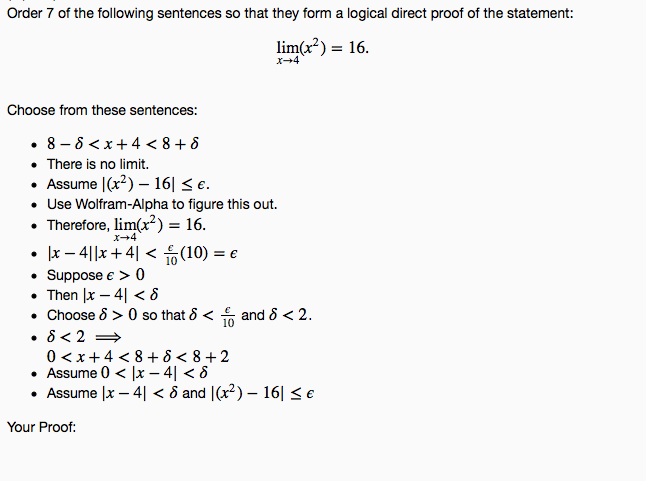 Solved Order 7 of the following sentences so that they form | Chegg.com