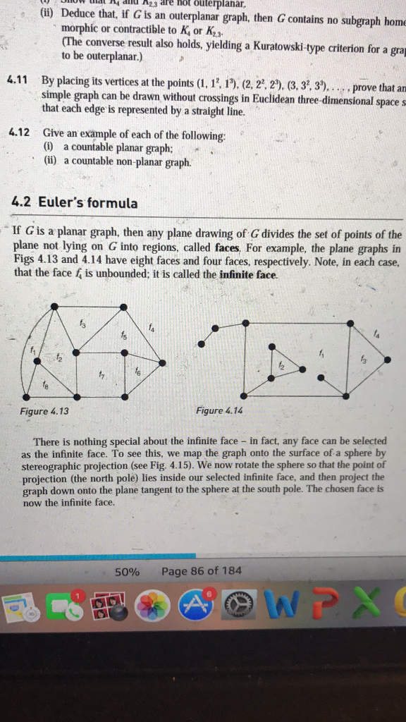 Solved id 23 re hot outerplanar (ii) Deduce that, if G is an | Chegg.com