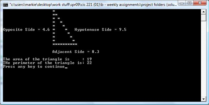 Assignment 6 c++ Write a Triangle class. The | Chegg.com