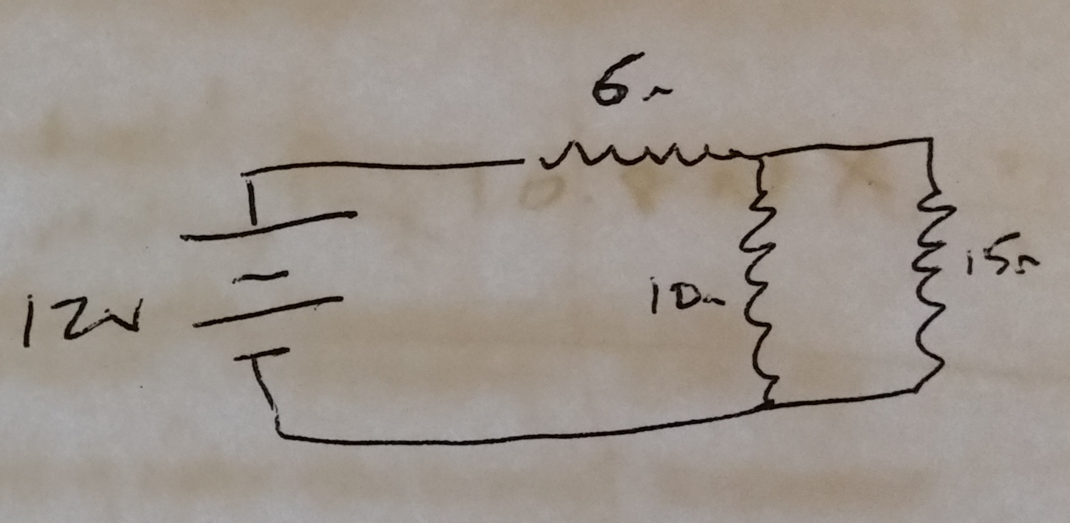 Solved A For The Circuit Shown Bellow Calculate Total 