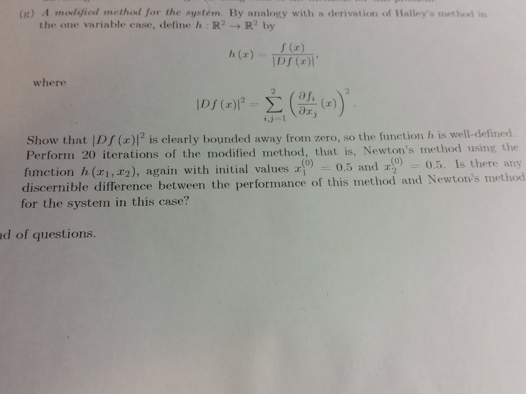 Solved A modified method for the system. By analogy with a | Chegg.com